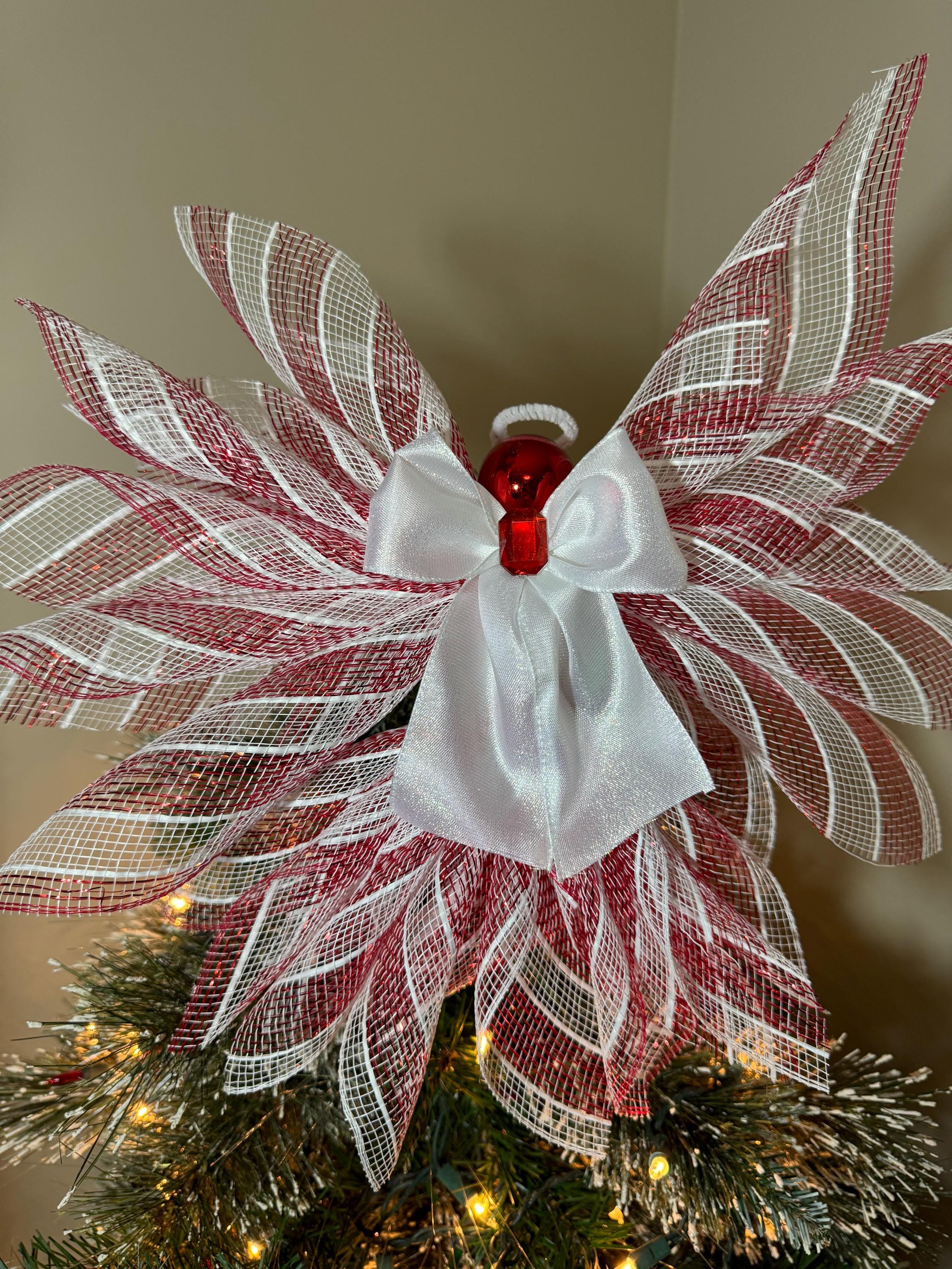 Easy Deco Mesh Angel An Angel Creation By Bmmorrell Deco Mesh