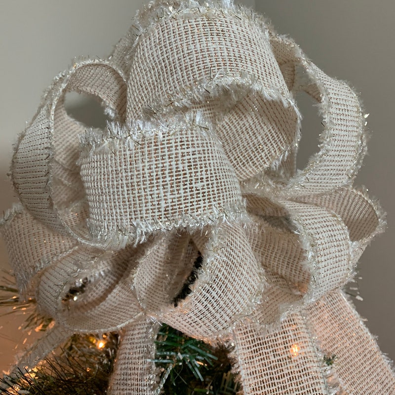 Burlap Tree Topper - Etsy