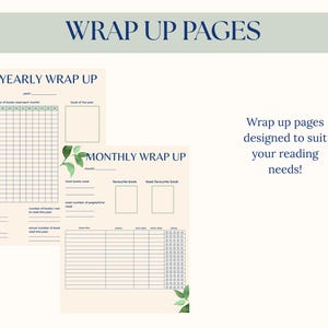 Printable Reading Journal PDF, Printable Reading Tracker, Instant ...