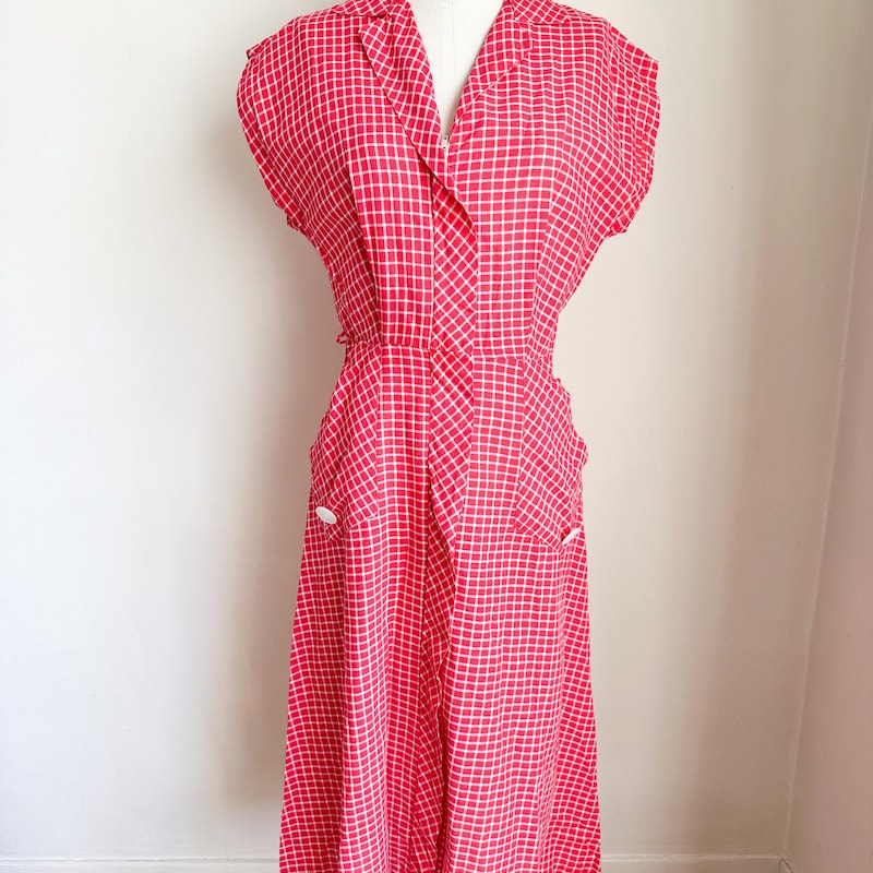 40s Vintage Sundress - Etsy