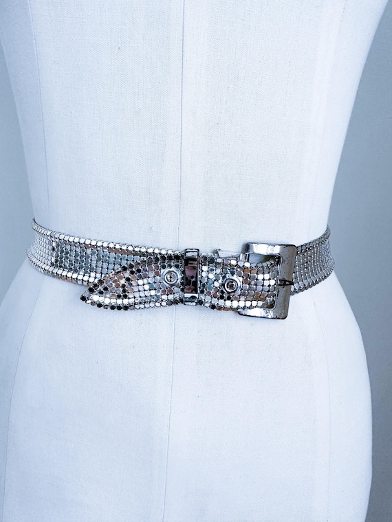 Vintage mesh chain belt - Gem