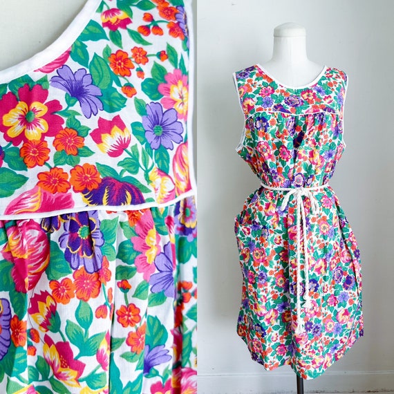 Vintage 80s l floral - Gem