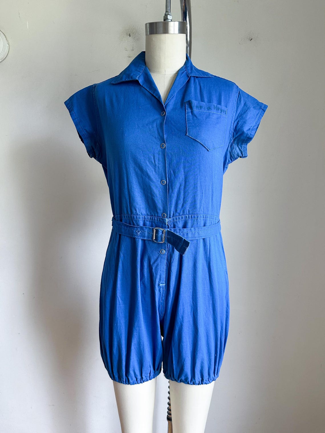 Vintage 1930s-40s Blue Gym Uniform Romper / M - Etsy Canada