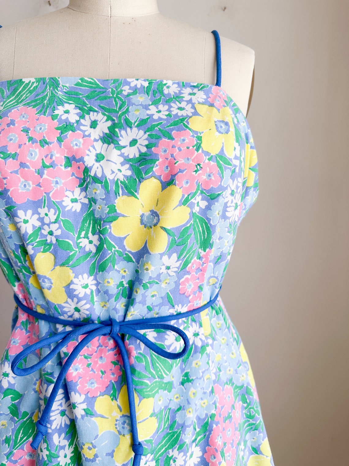 Vintage 1980s Seawave Floral Swim Top / Tunic // M - Etsy