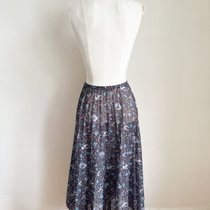 Vintage 1970s Sheer Deer & Cheetah Novelty Print Skirt / S - Etsy