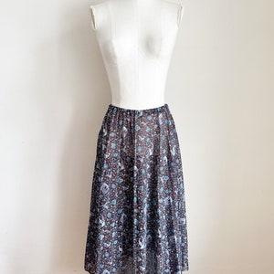 Vintage 1970s Sheer Deer & Cheetah Novelty Print Skirt / S - Etsy