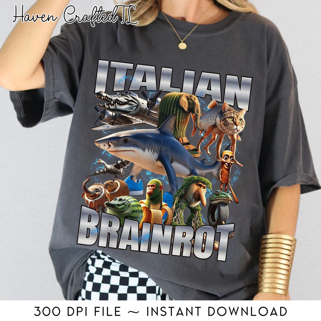 Italian Brainrot Png, Funny Meme Png for Guys, Italian Brainrot Animals ...