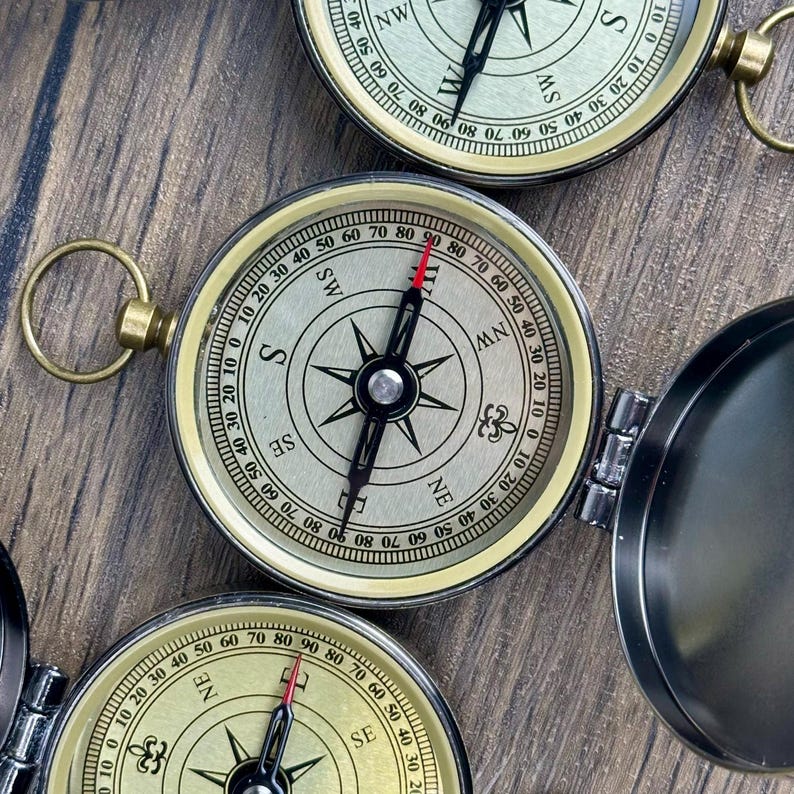Personalized Brass Compass Engraved Compass Expedition Compass Compass Personalized Best Man ...