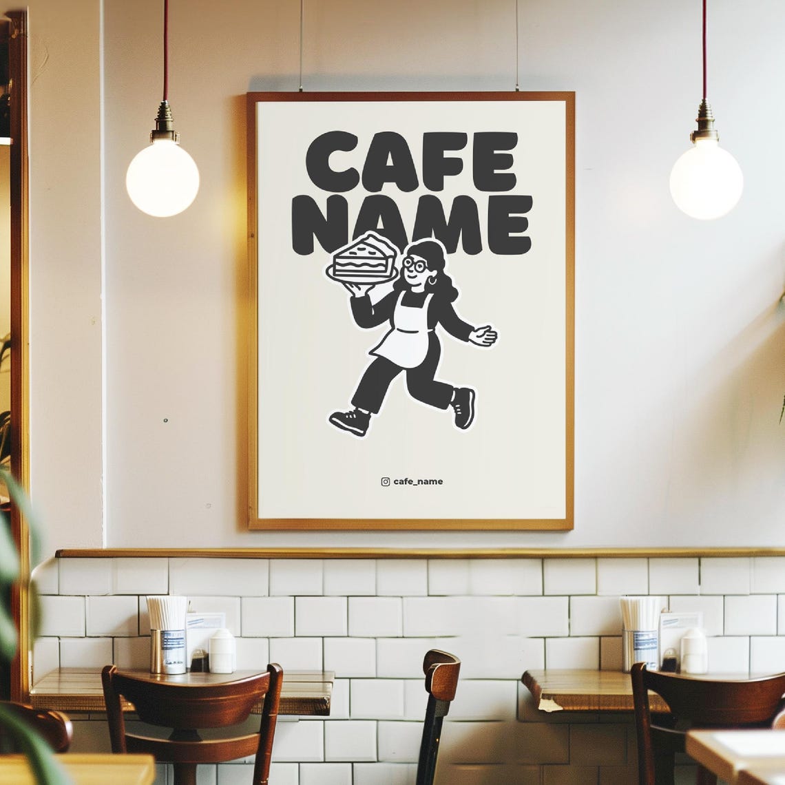 Cafe Posters Set – Black and White Printable Wall Art for Coffee Shops ...