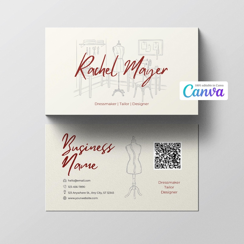 Tailor Business Card - Etsy