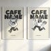 Cafe Posters Set – Black and White Printable Wall Art for Coffee Shops ...