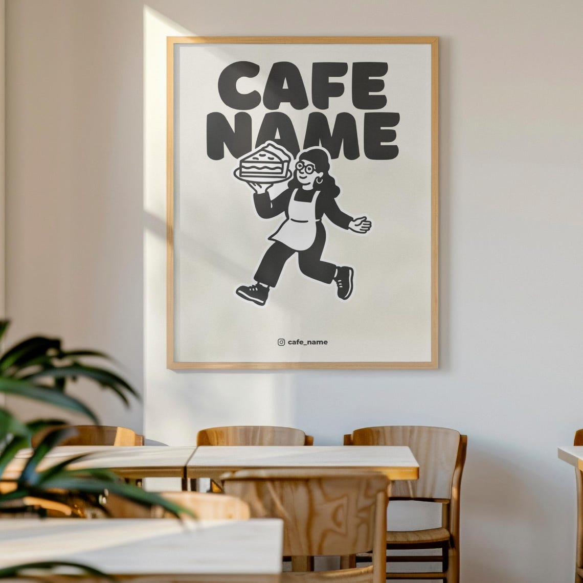 Cafe Posters Set – Black and White Printable Wall Art for Coffee Shops ...