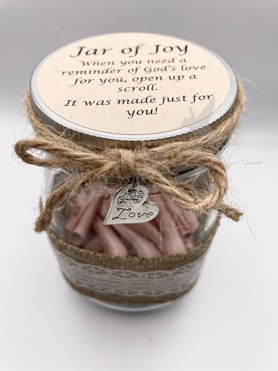 Jar of Joy: Personalized Scripture Scroll Gift - Etsy