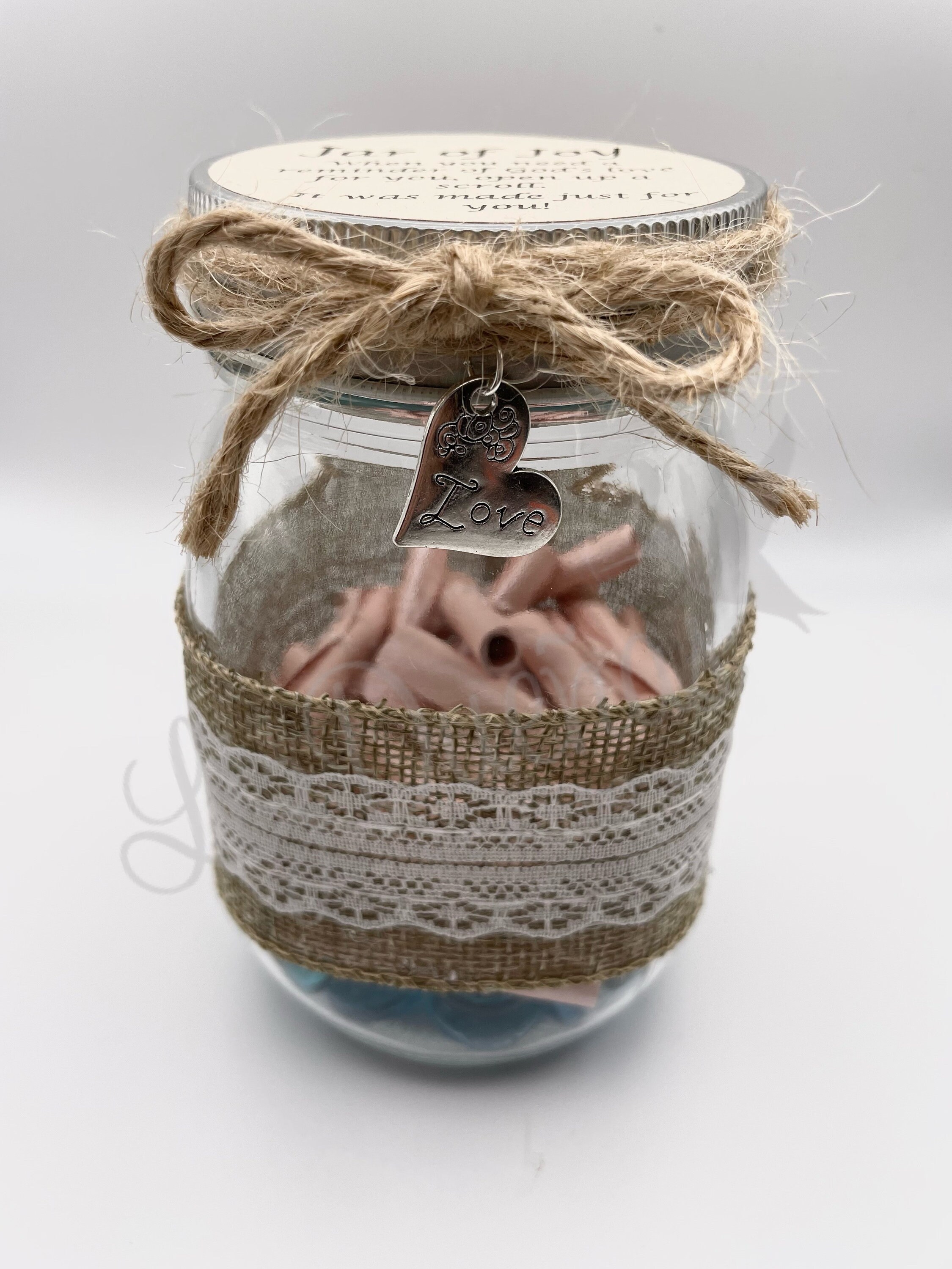 Jar of Joy: Personalized Scripture Scroll Gift-love Verses - Etsy