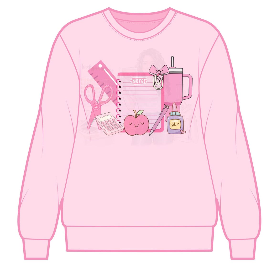 PINK TEACHER PNG - Etsy
