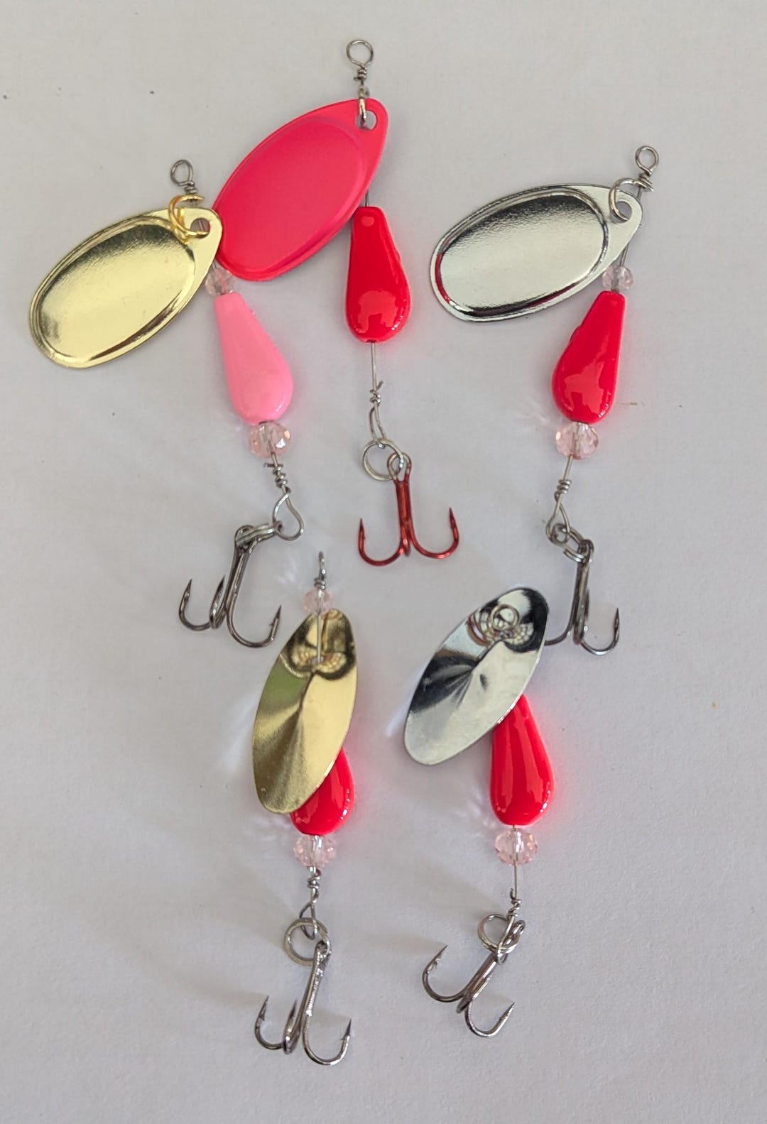 Pink Teardrop Shaped Spinners - Etsy