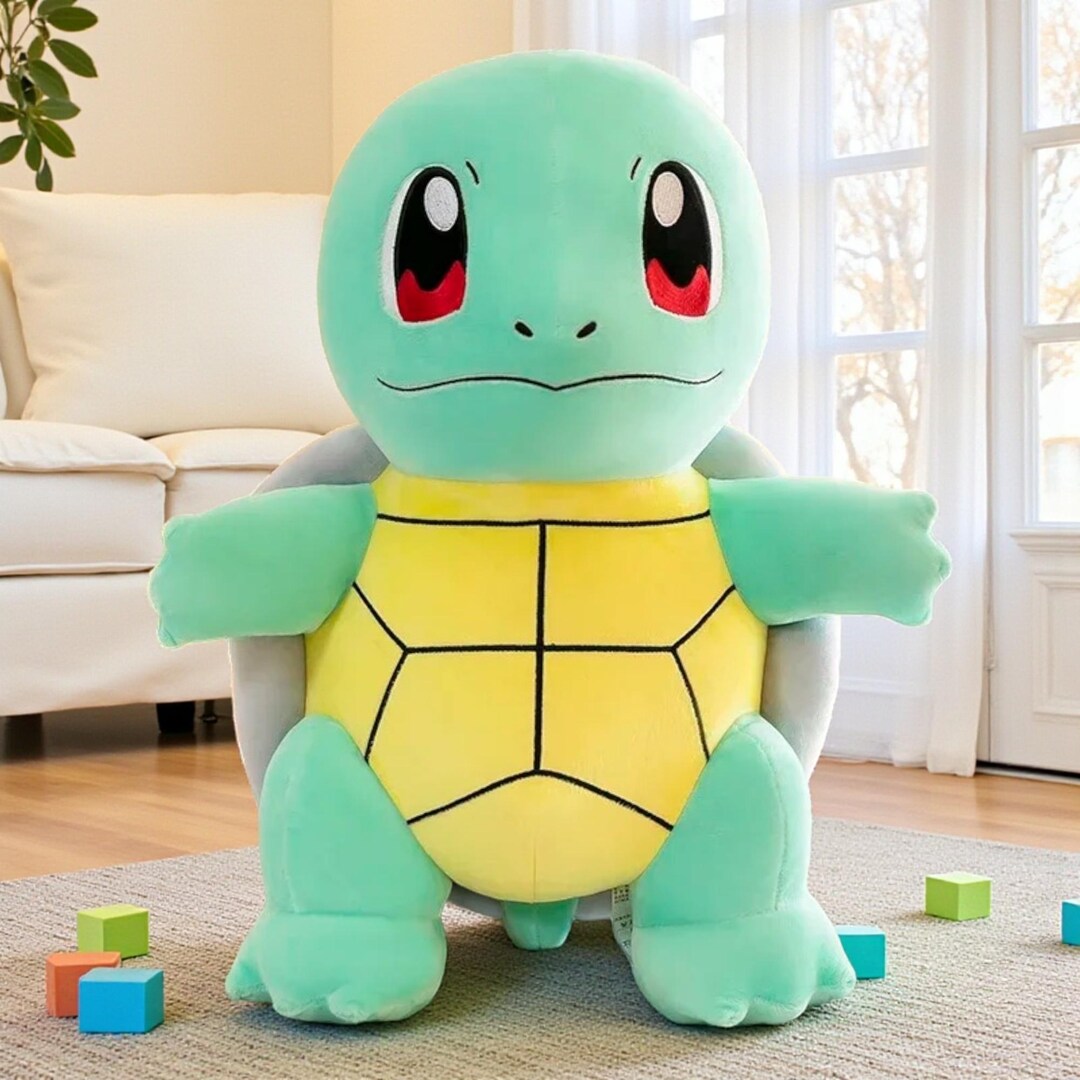Squirtle Animal Plush Toy – Large Innocent Kawaii Turtle Pillow Gift - Etsy