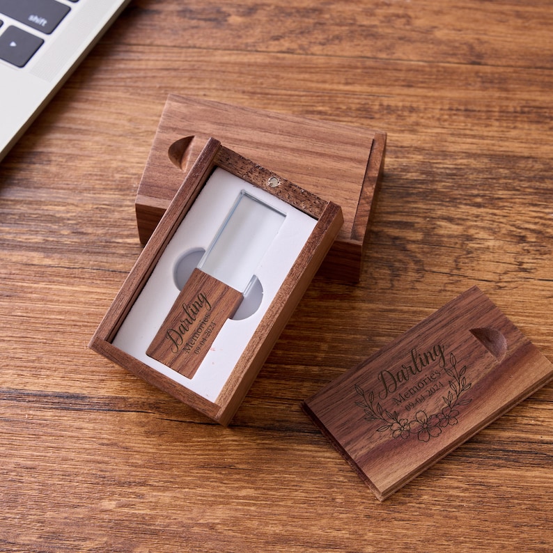 Custom Crystal USB 2.0 Flash Drive With Box, 8GB-128GB Personalized ...