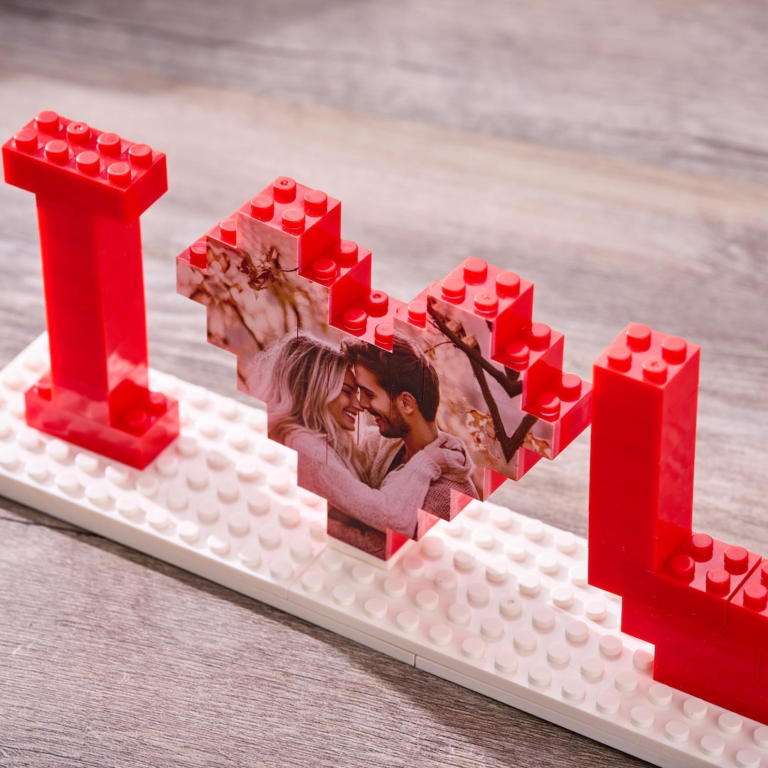 Personalized Photo Blocks Custom Building Block Puzzle Picture Puzzle ...