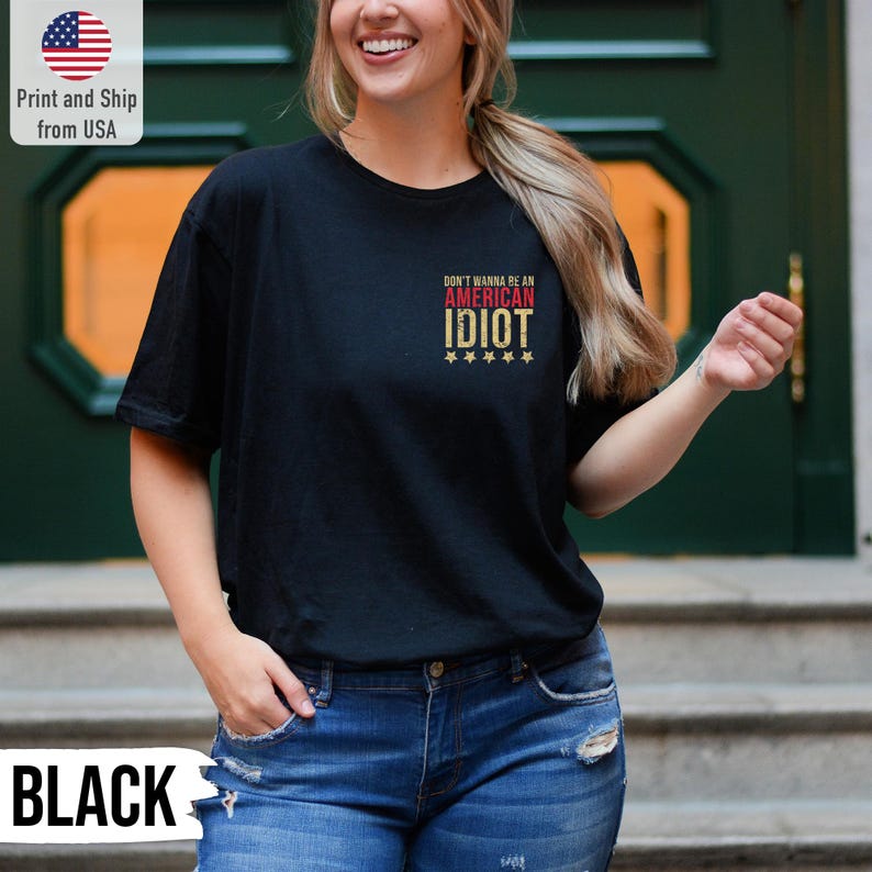 Don't Wanna Be an American Idiot ,i'm Not A Part of A Maga Agenda Shirt ...