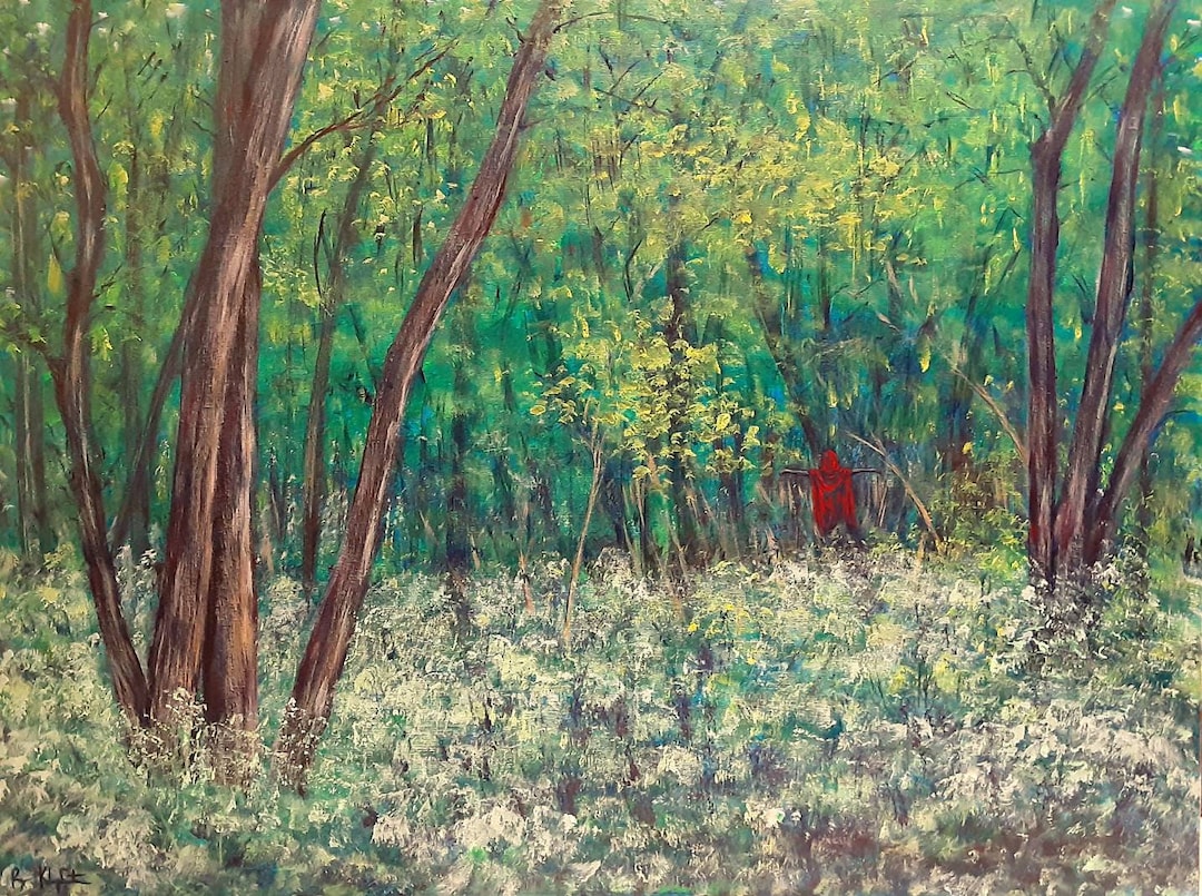 The Ghosts of Sterne's Woods Original Impressionist Landscape Painting ...