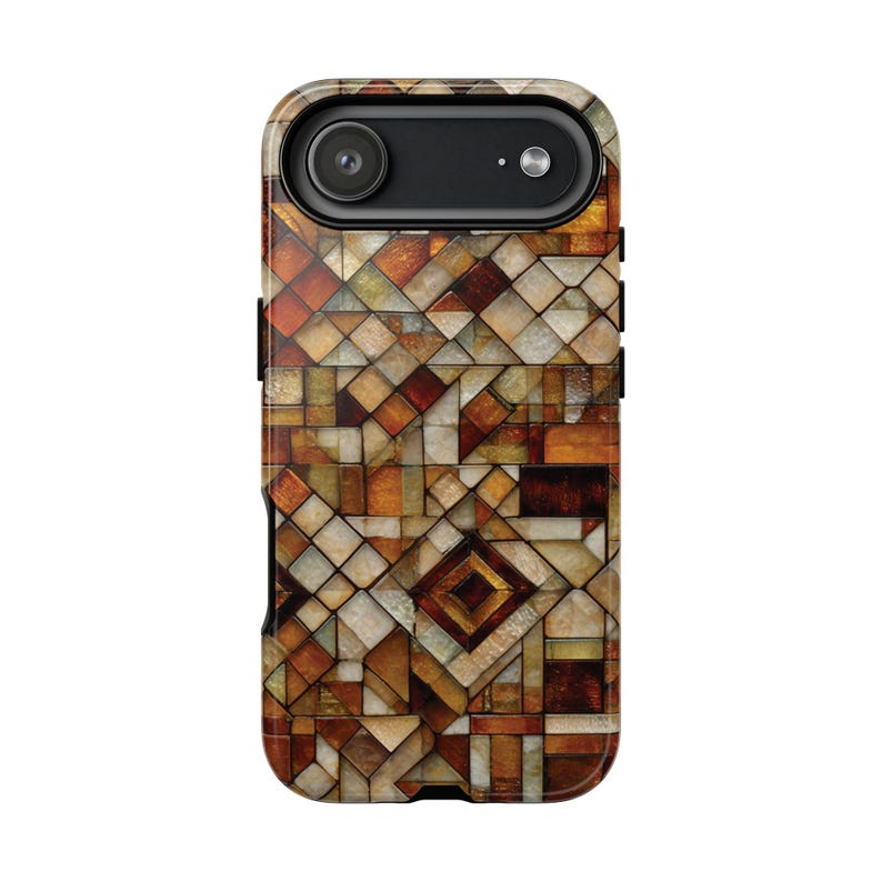 Retro Mosaic Tile Phone Case :elegant Colorful Glass-tile Design ,tough ...