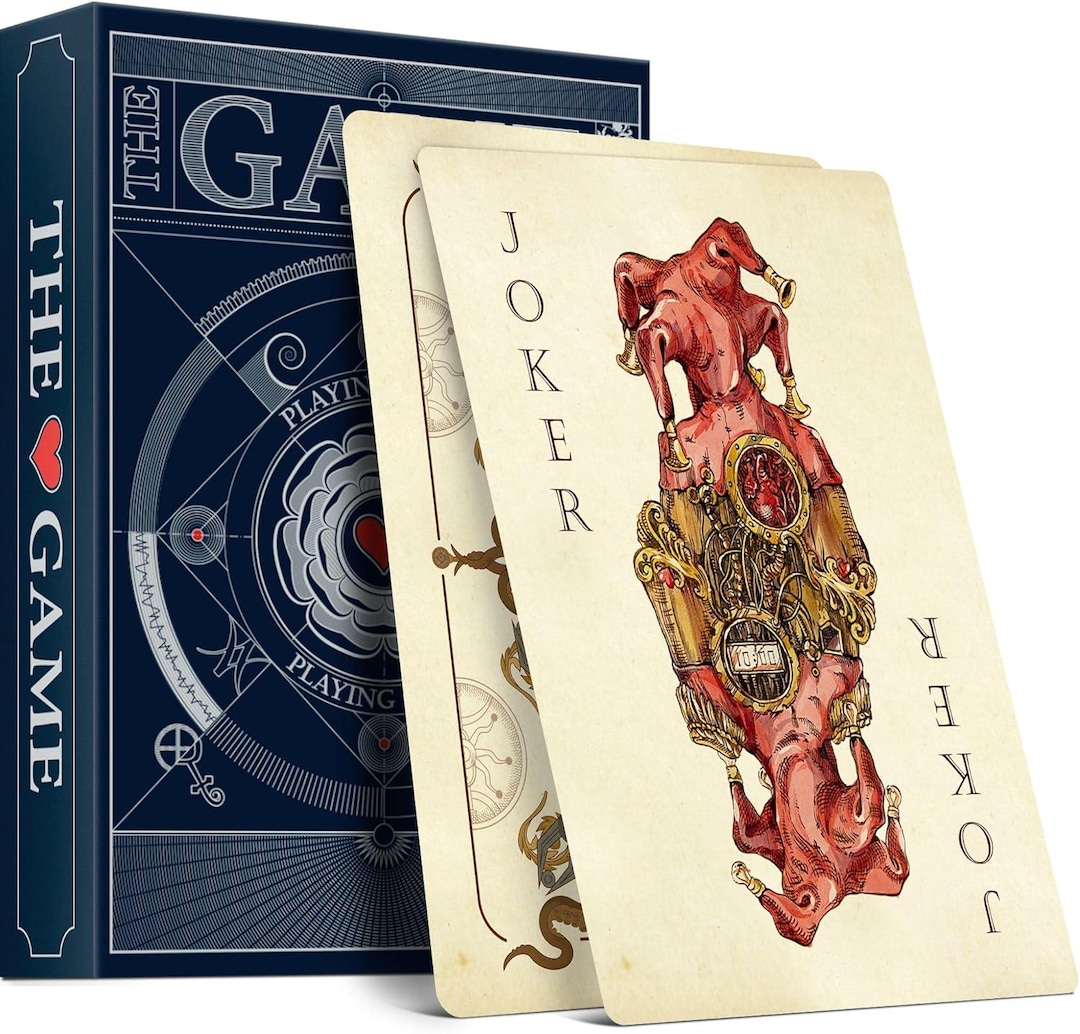 Hand-drawn Poker Cards: Collectible Card Game Deck - Etsy