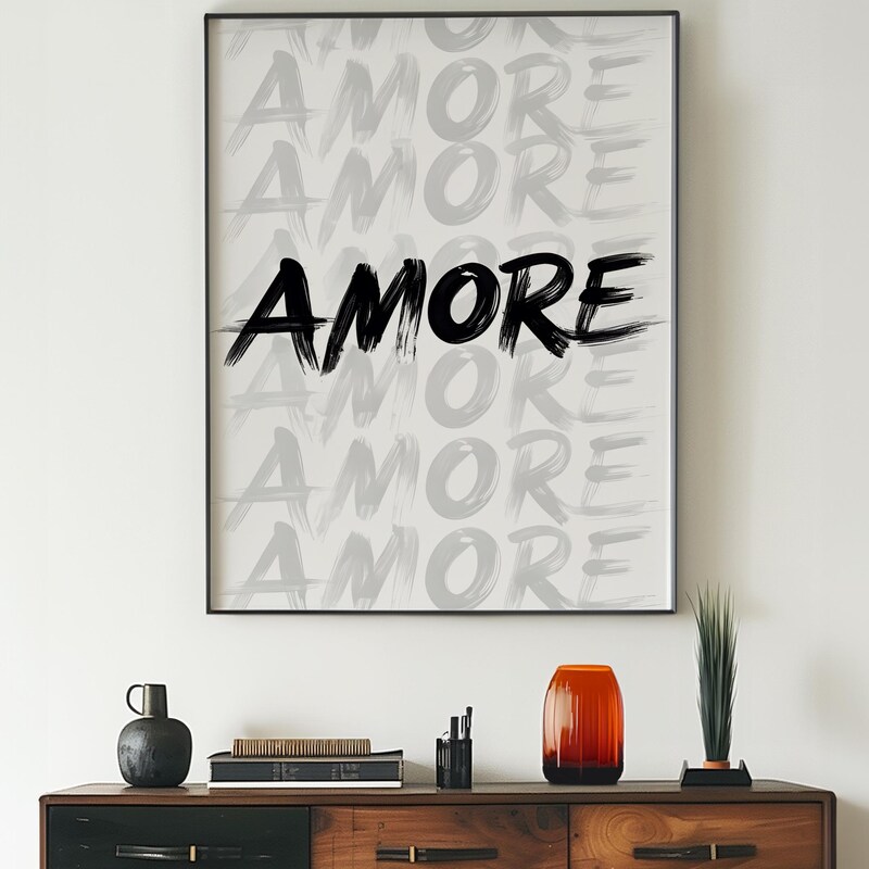 Amore Print - Etsy