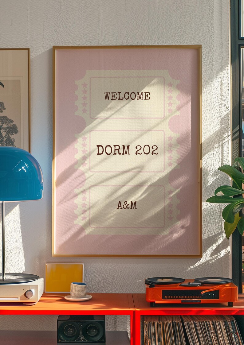 Dorm Door Sign: Dorm Decor, College Wall Art (digital Download) - Etsy