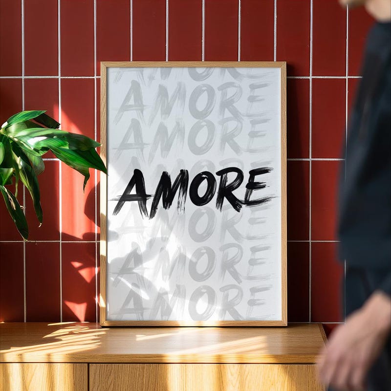 Amore Print - Etsy