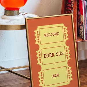 Dorm Door Sign: Dorm Decor, College Wall Art (digital Download) - Etsy
