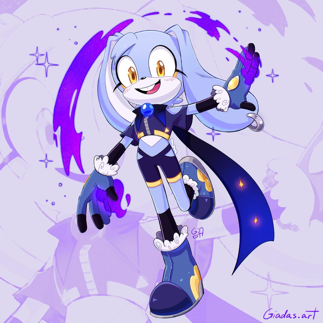 Custom Sonic-style Character Commission | Full Body - Etsy