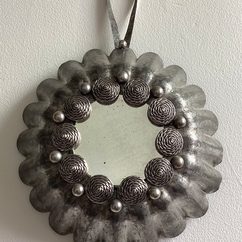 Metal Mirror Buttons - Etsy