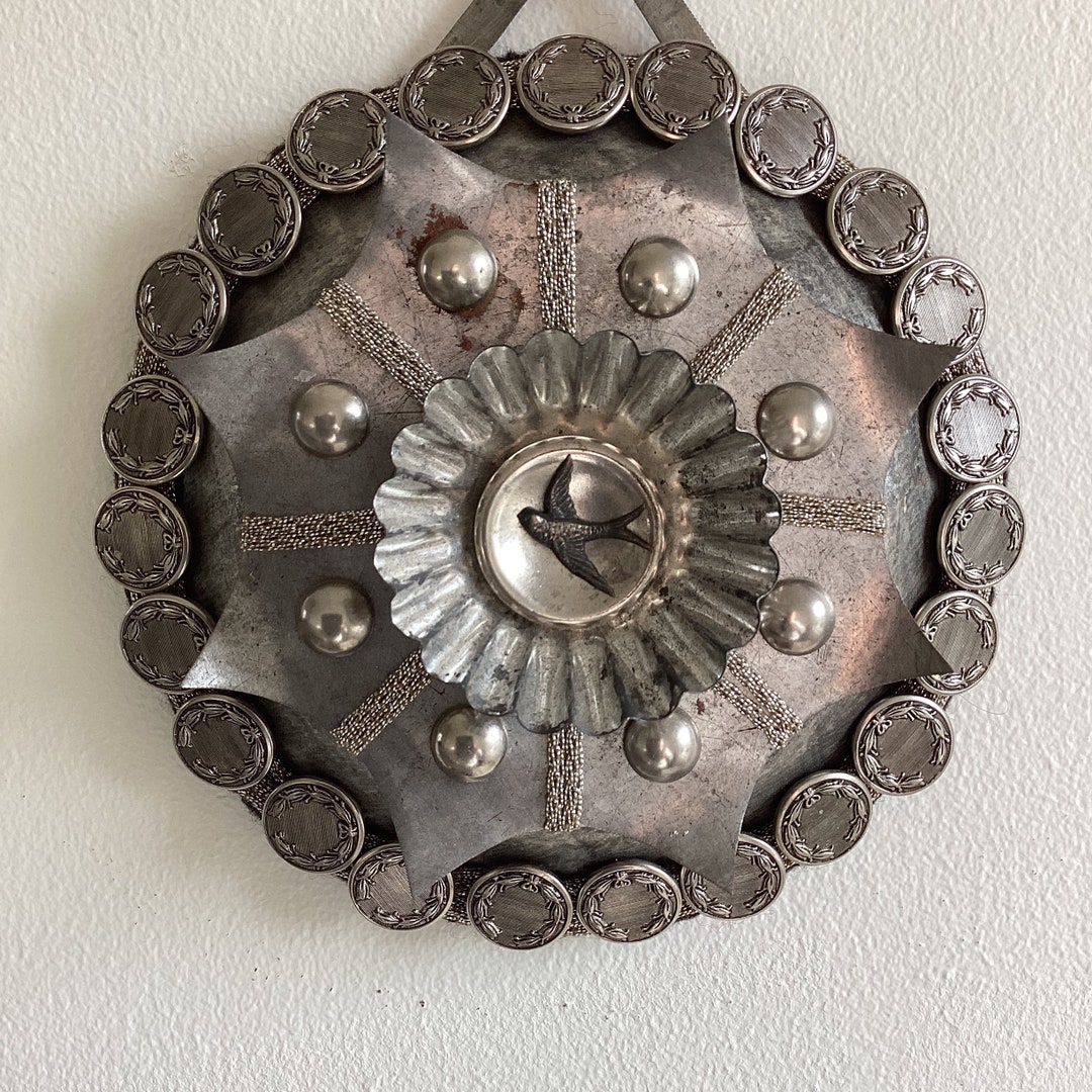 Vintage Metal Assemblage With Bird - Etsy