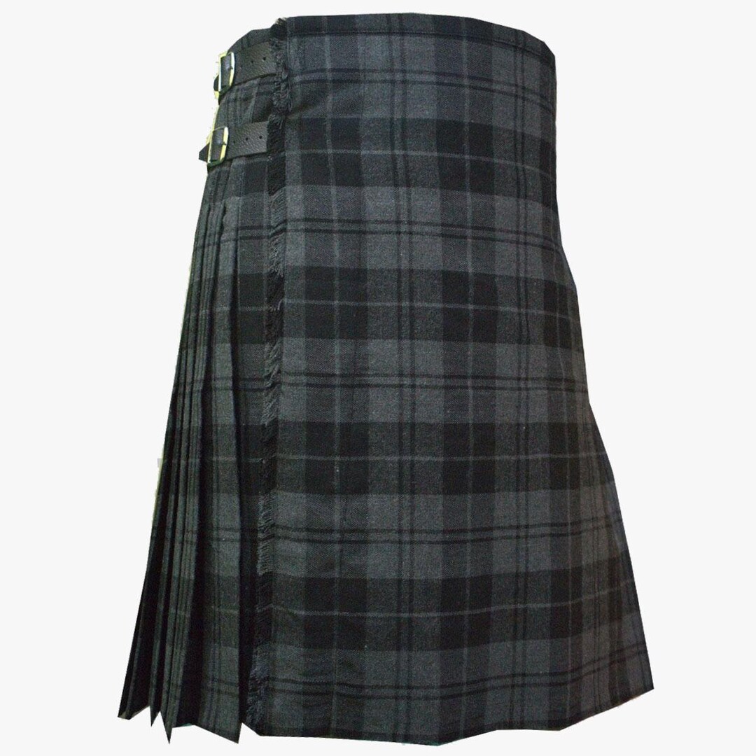 Handmade Dark Douglas Tartan Kilt - 8 Yard Tartan Kilts ...