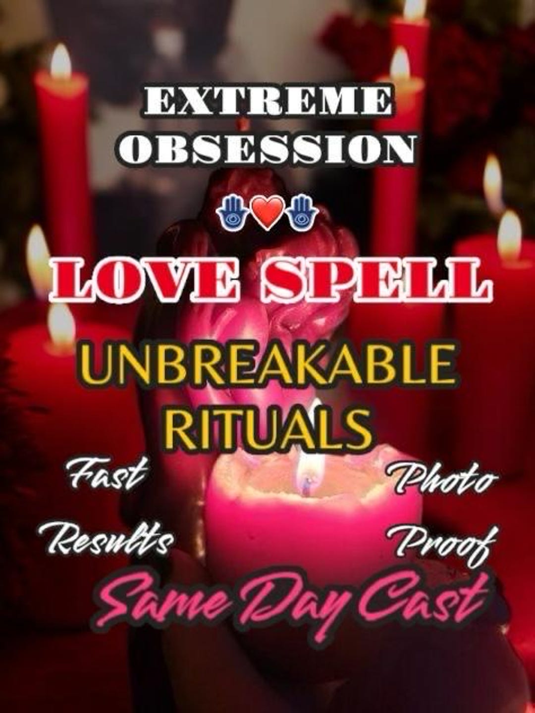ULTIMATE OBSESSION Love Spell, Eternal,most Powerful and Fast Acting, Ultimate Obsession Cast ...