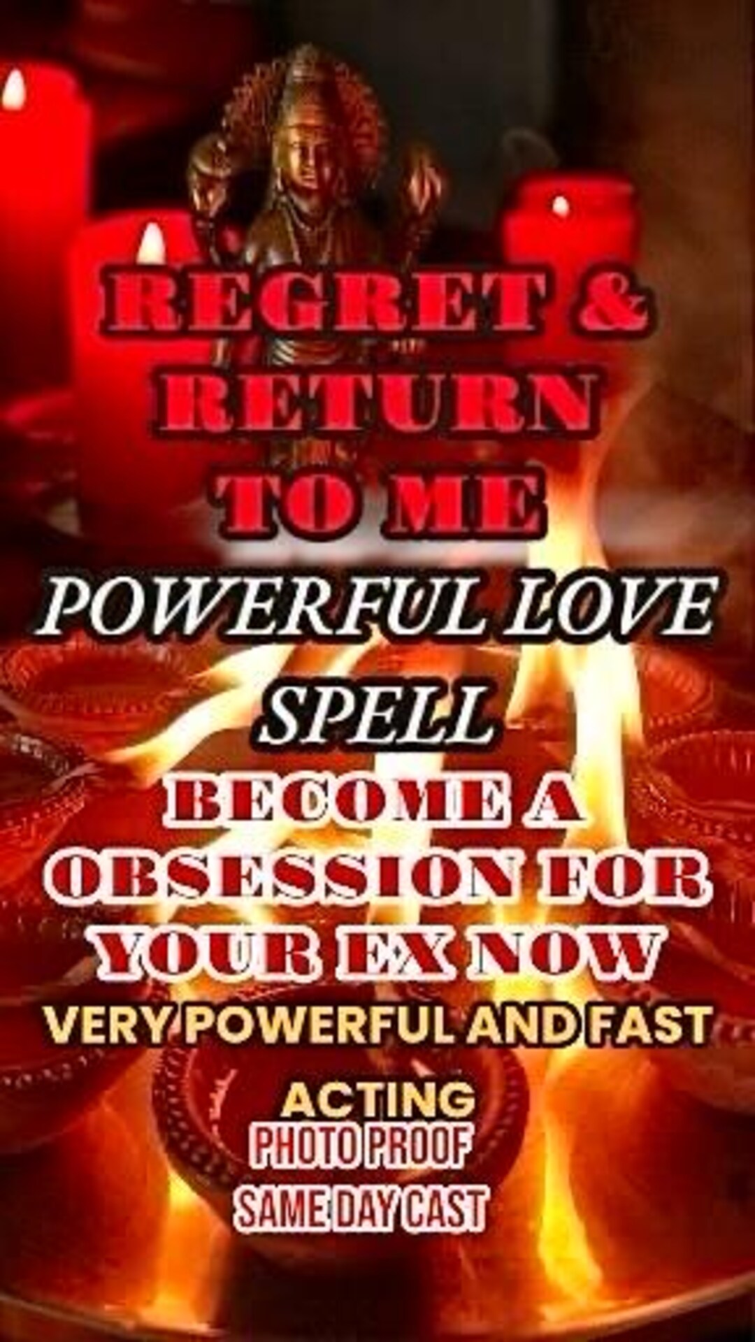 ULTIMATE REGRET & RETURN to Me, Extremely Powerful Love Ritual ...