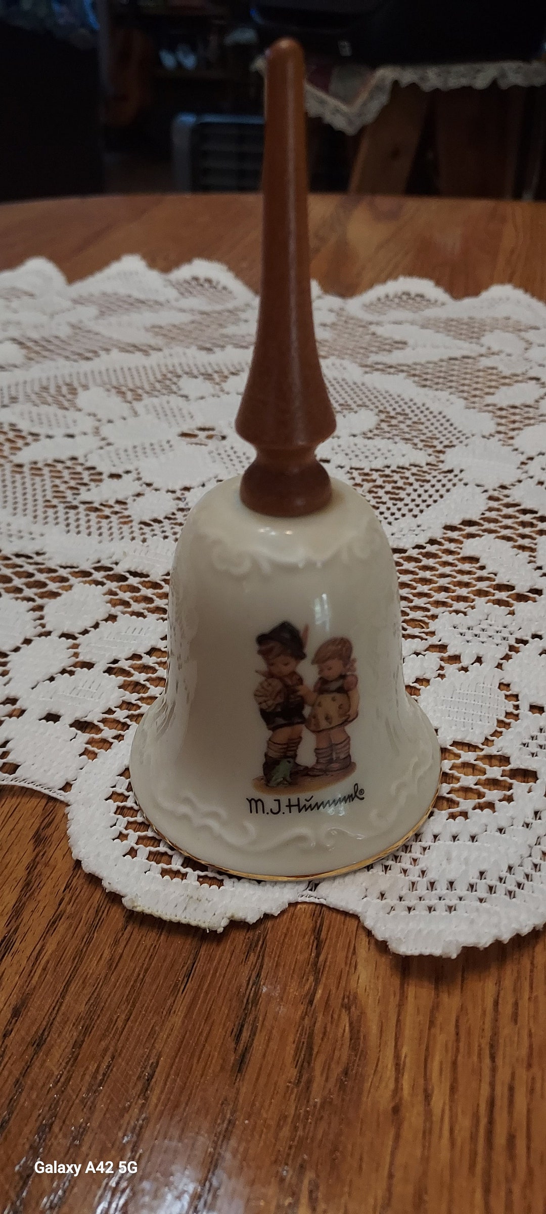 MJ Hummel Goebel Timid Little Sister Bell..vintage - Etsy