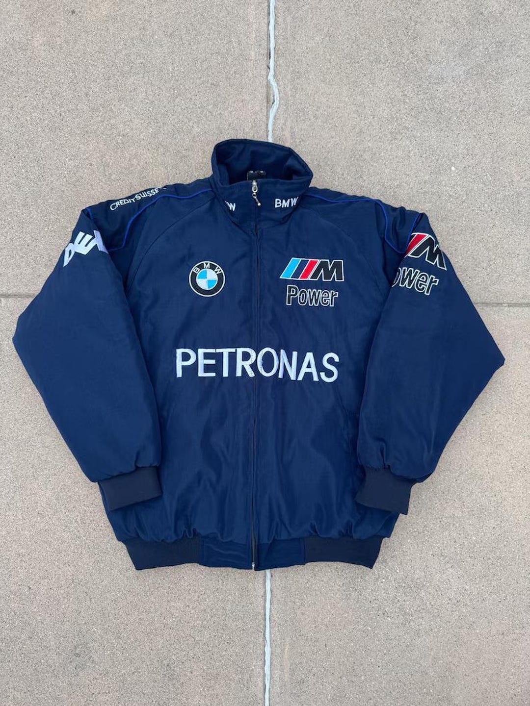 Vintage BMW Motorsport Bomber Jacket: F1 Racing, Satin Lined ...
