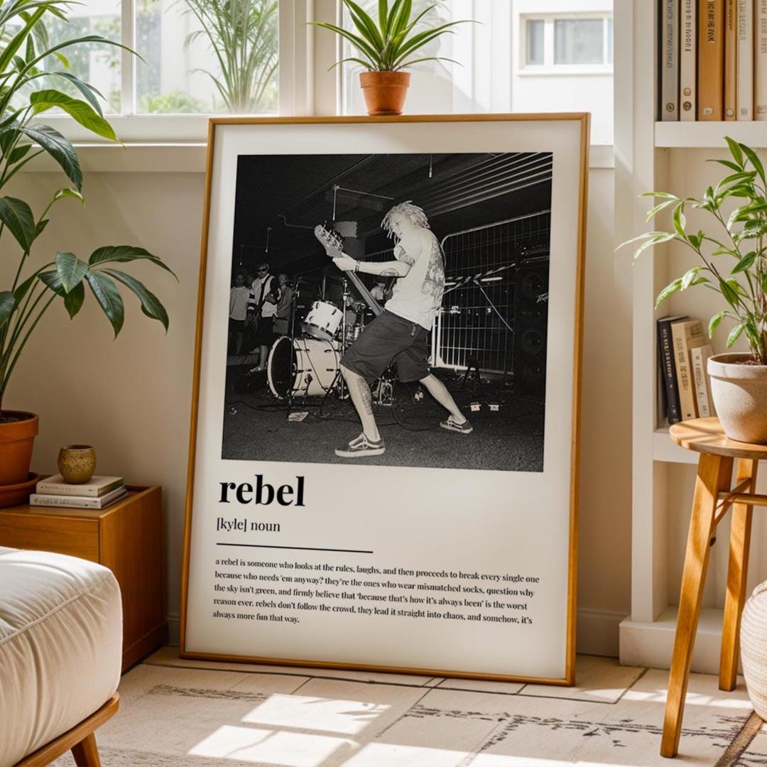 Personalised Rebel Definition Photo Print | Custom Cool Definition ...