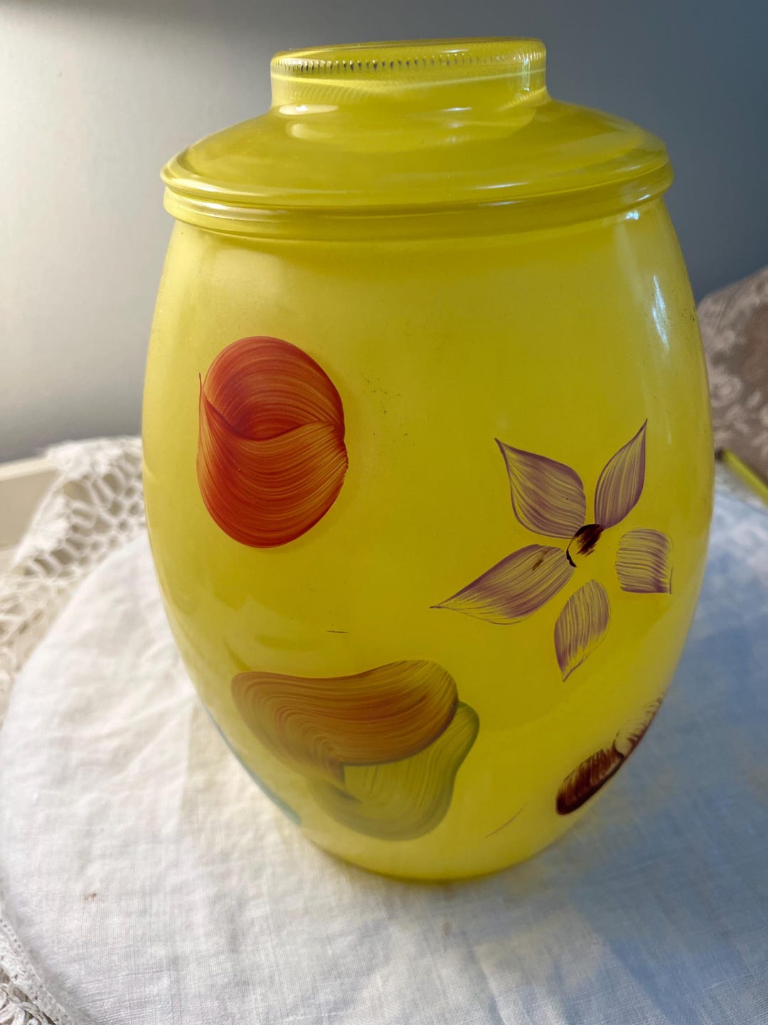 Vintage 1950 Bartlett Collin’s Cookie Jar With Lid - Etsy