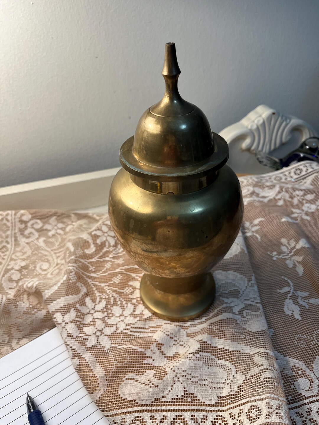 Brass Ginger Jar Vintage - Etsy