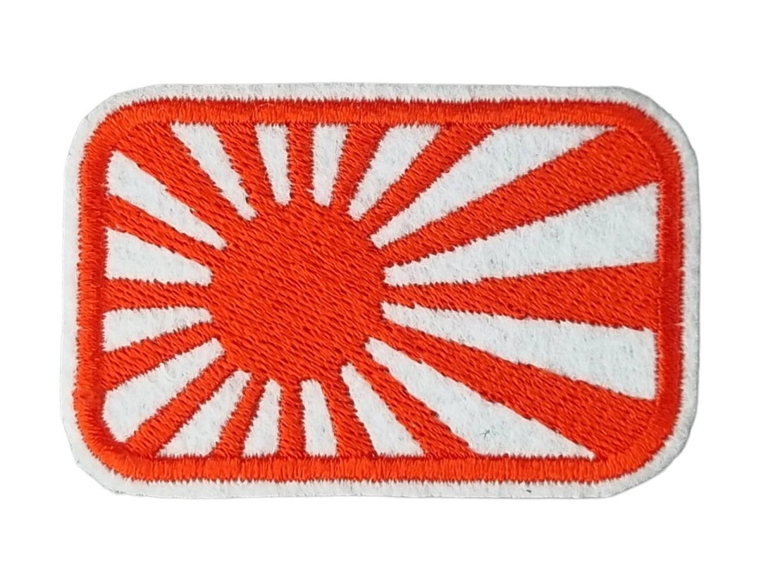 Japan Rising Sun Flag Patch – Embroidered Red & White Travel Patch for ...
