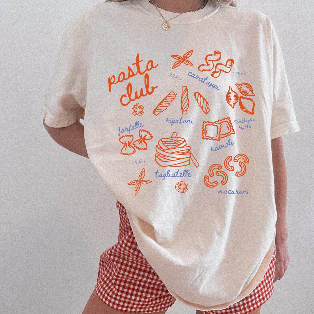 Pasta Shirt, Food Tshirt, Foodie Shirt, Pasta Lover Gift, Italian Girls ...
