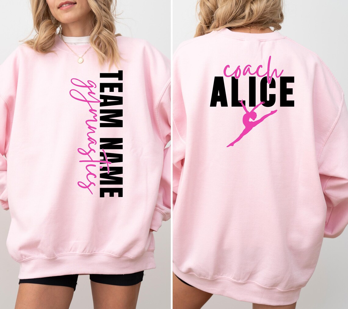 Gymnastics Team Sweatshirt Gymnastics Mom Shirt Gymnastics Spirit Shirt ...