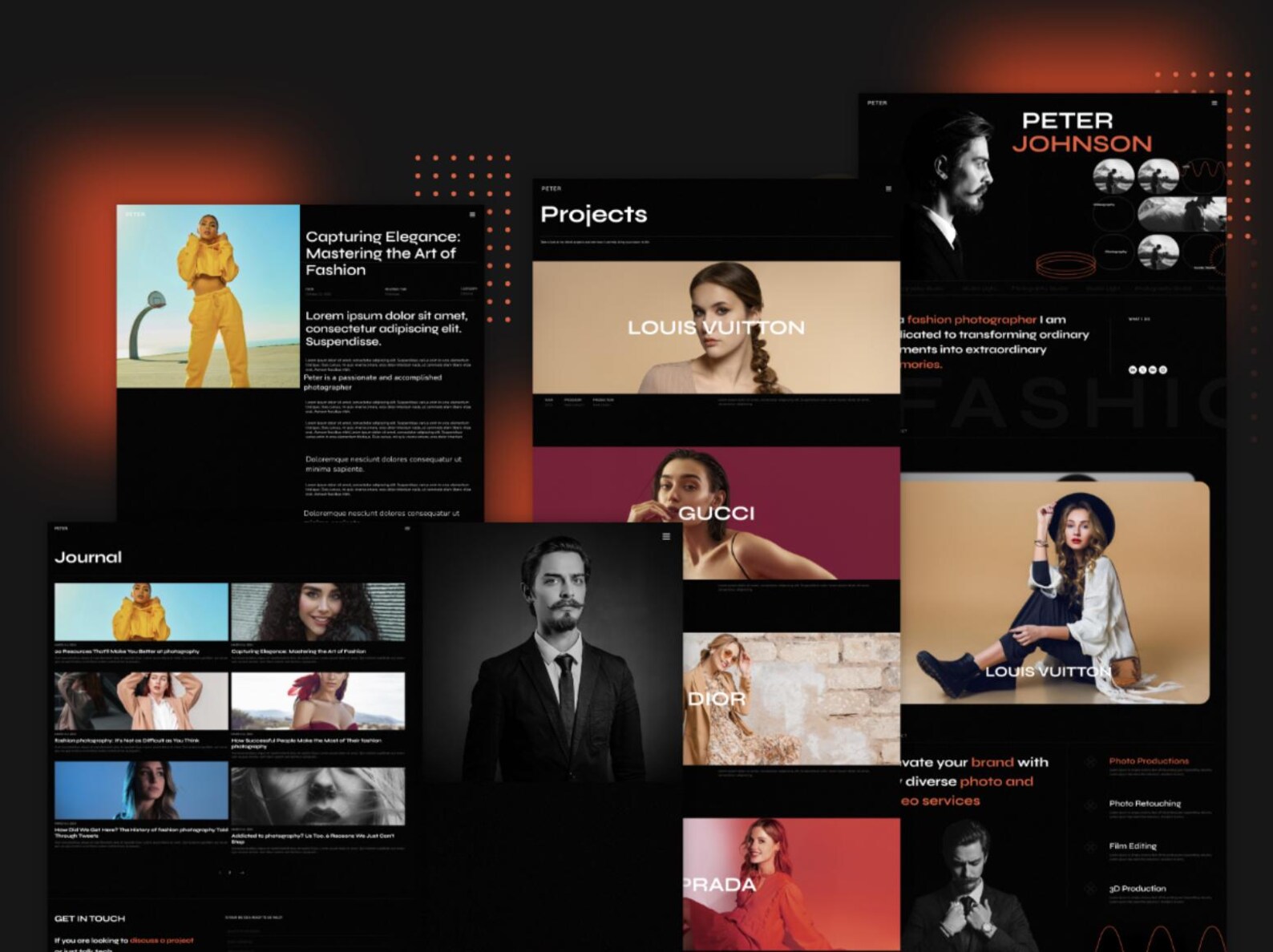 Wordpress Theme for Personal Portfolio - Etsy