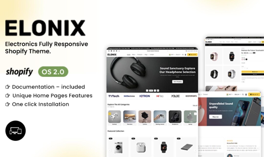 Shopify Theme for Electronics - Etsy