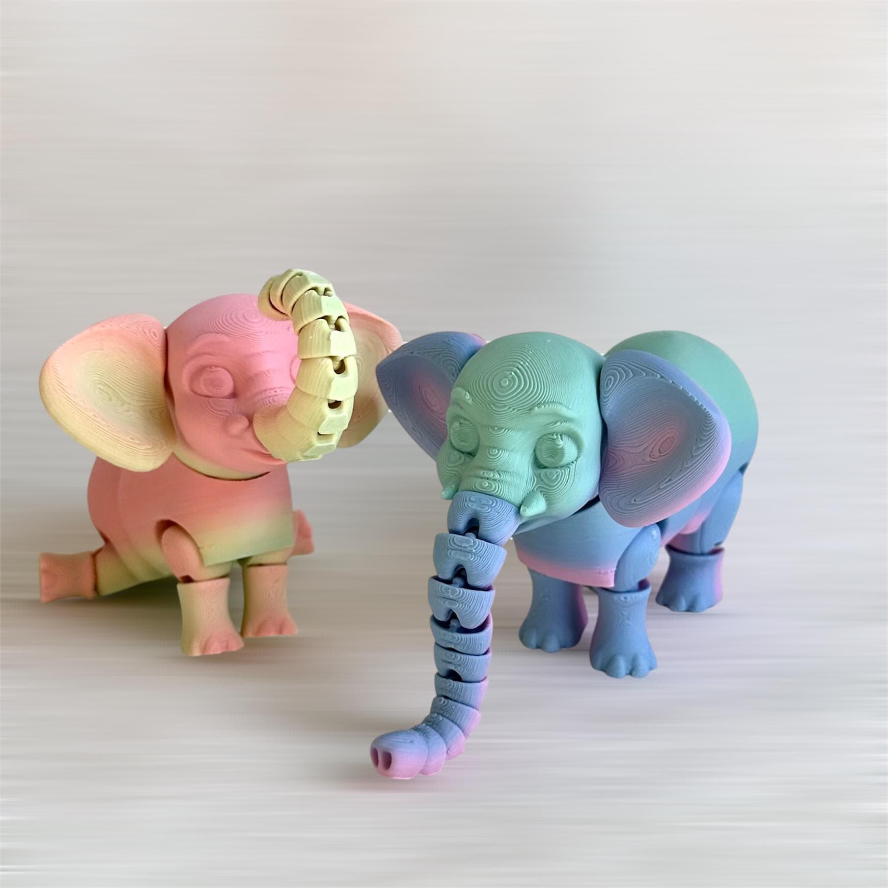 Cute Articulated Elephant | Flexi Toy | 3D Print | STL - Etsy