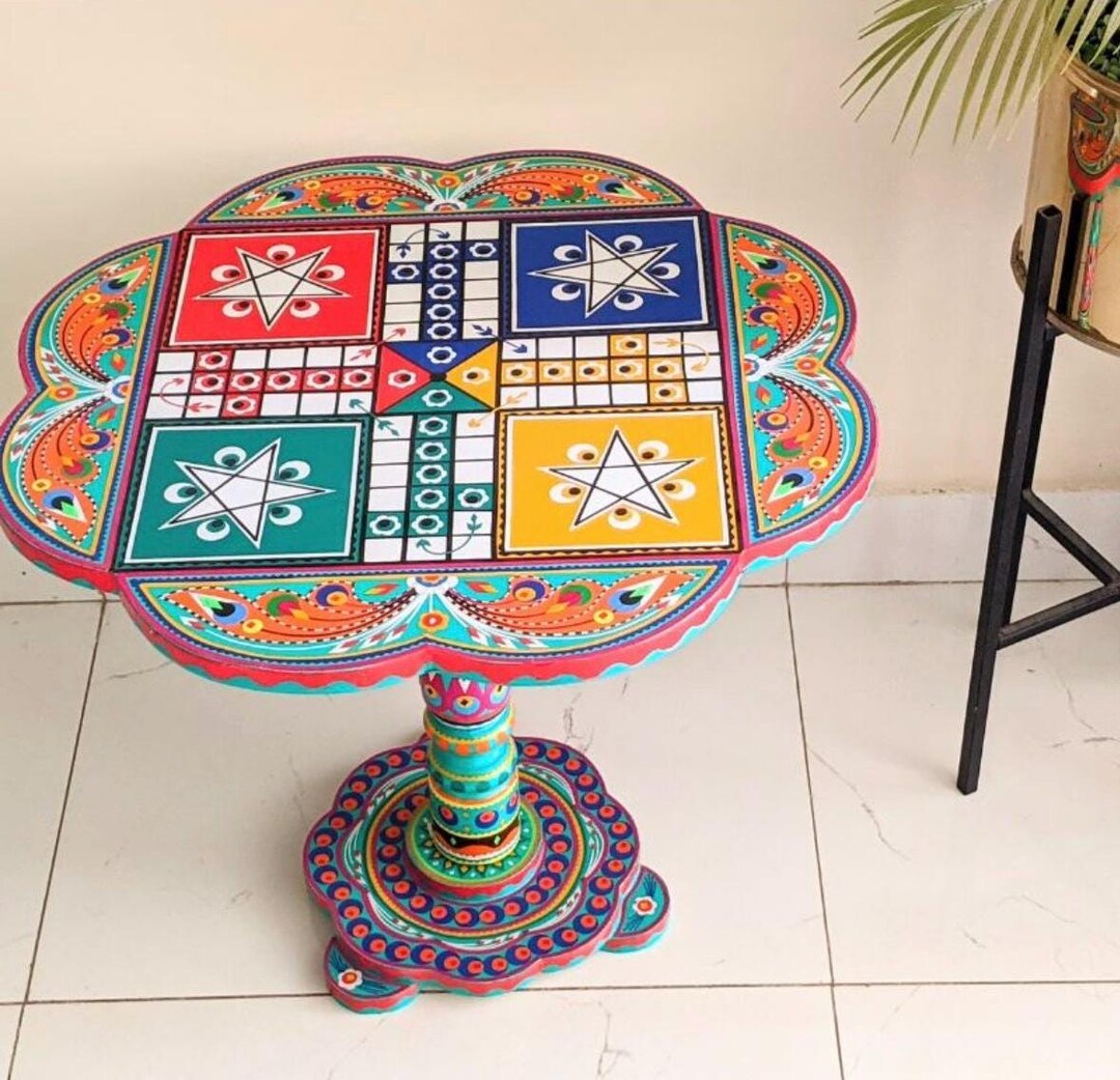 Chess and Ludo Game Coffee Table - Etsy