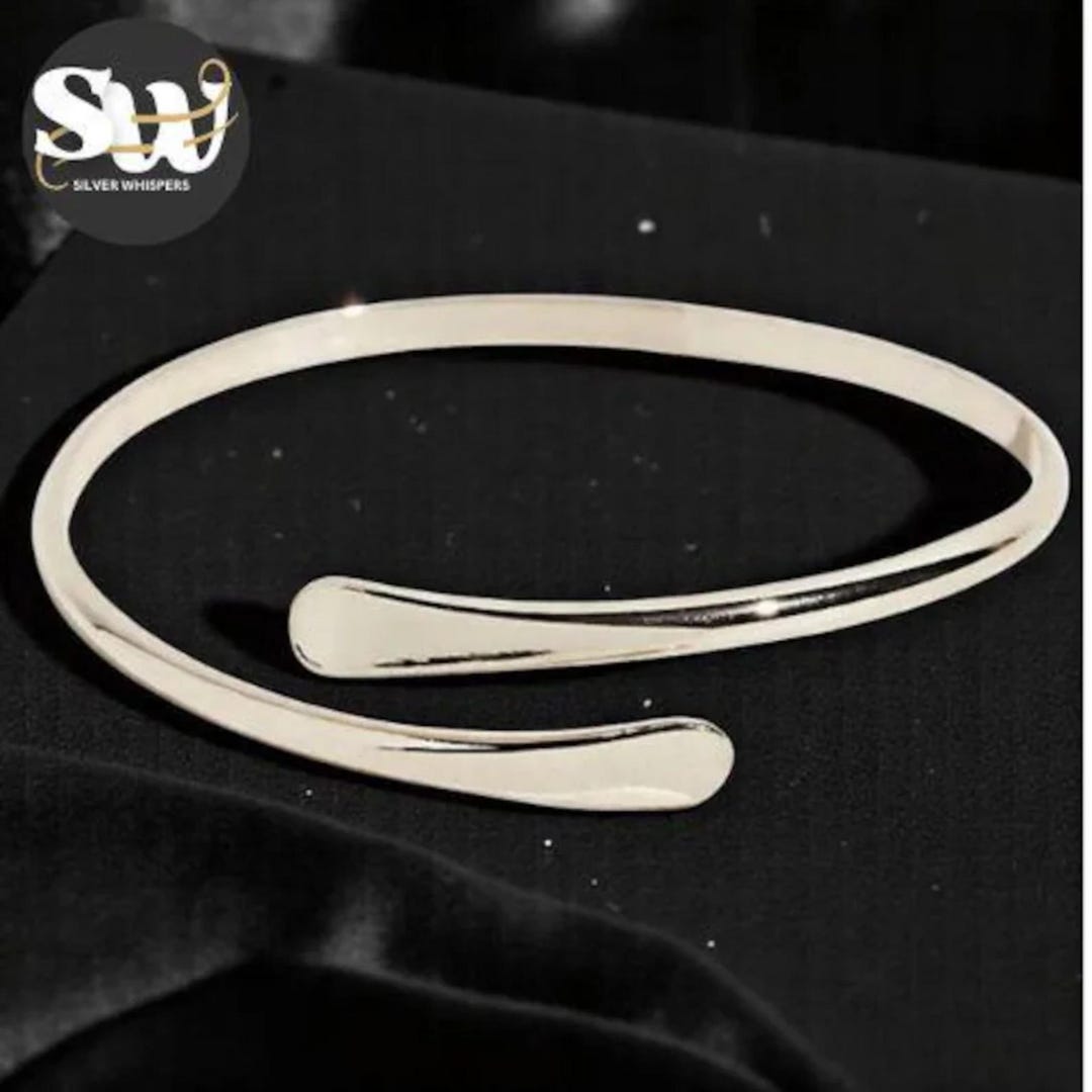 Spiral Arm Cuff - Upper Arm Bracelet - Boho Arm Cuff - Swirl Arm Bangle ...